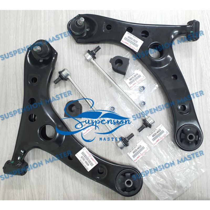 6 IN 1 SET - FRONT LOWER ARM /STABILIZER LINK/BUSH - TOYOTA NOAH / VOXY ...