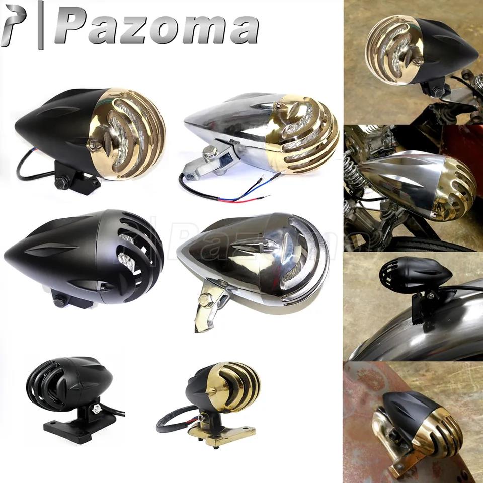Universal Retro Motorcycle Headlight Vintage Tailights For Chopper ...