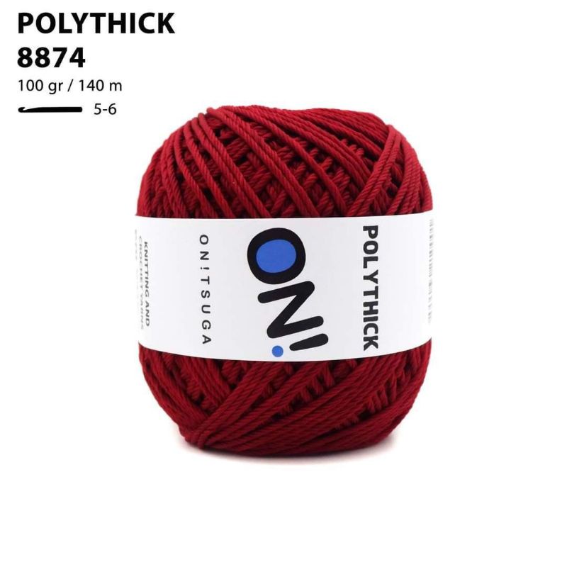 Benang Rajut POLYTHICK ONITSUGA | Shopee Malaysia
