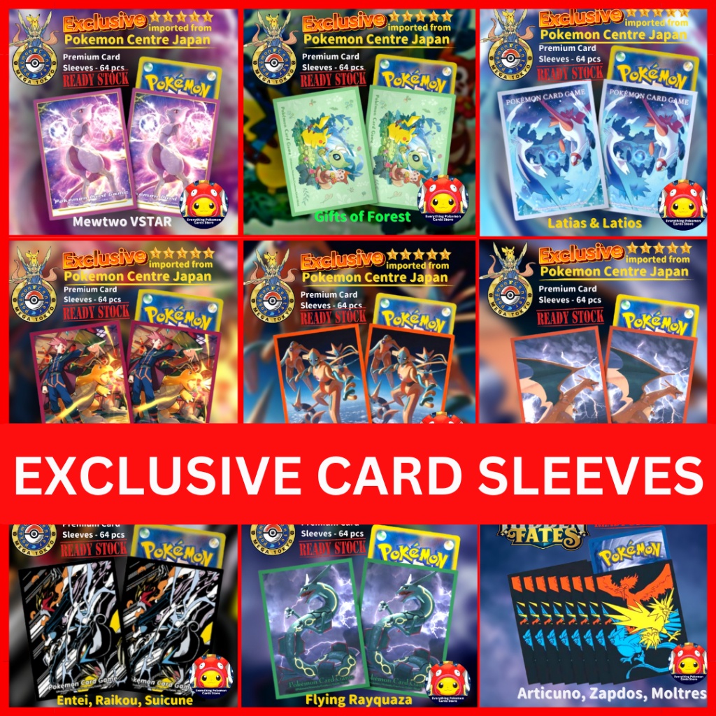 [LIMITED] Pokemon TCG Deck Shield Pokemon Center Japan Exclusive Card ...