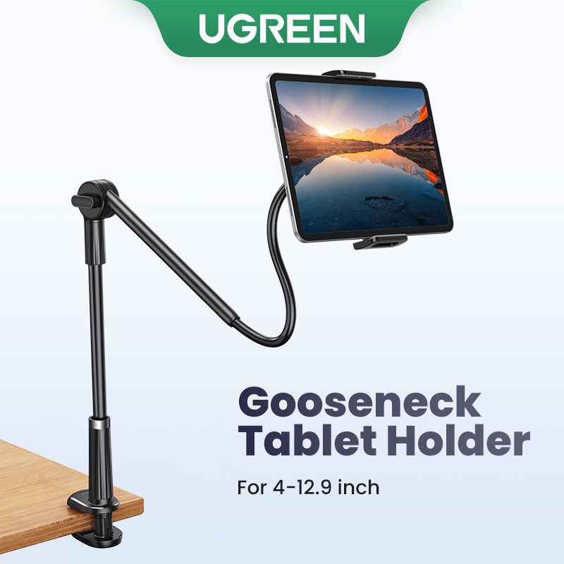UGREEN Gooseneck Tablet Stand for Bed Universal 360° Flexible ...
