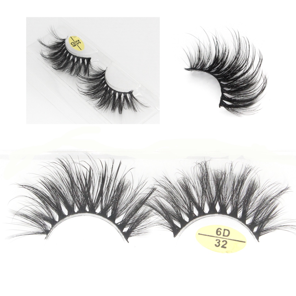 [READY STOCK] LONG 3D False Eyelashes 6D Natural Strip Eyelash Volume ...