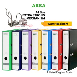 ABBA Color Arch File 3 Inch A4 Pack of 4/ Folder Organizers/ Document ...