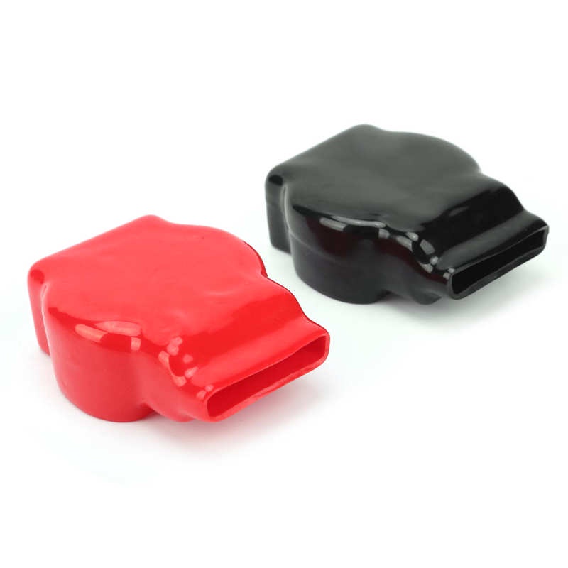 2pcs Battery Terminal Cover Positive Negative Top Post Cap Protection ...