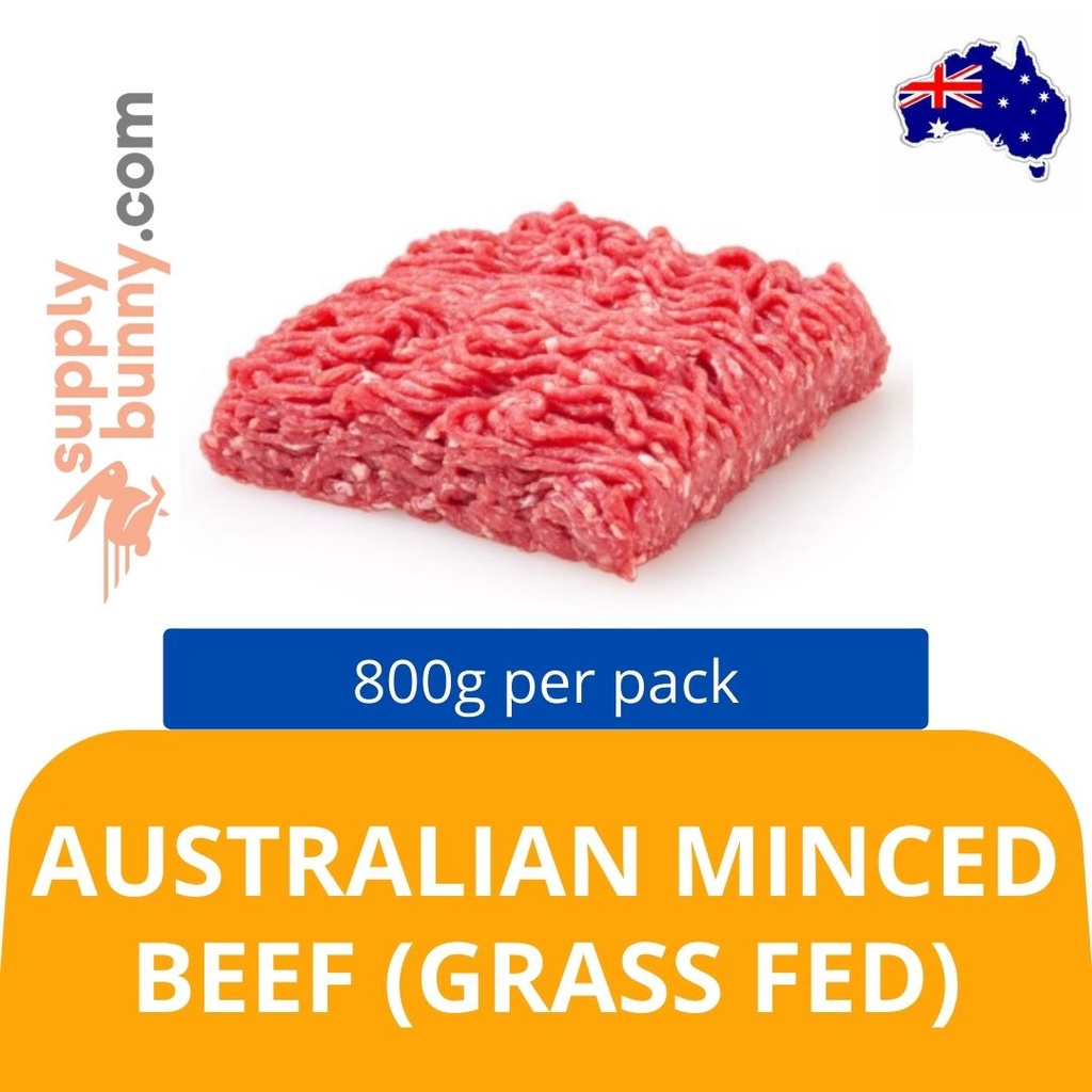 Halal Australian Grass Fed Minced Beef (800g per pack) Daging Kisar 牛肉碎 ...