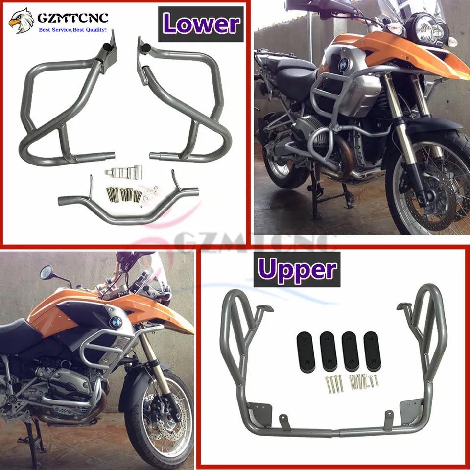 For BMW R1200GS R1200 GS 2004-2012 2008 Crash Bars Protector Upper ...