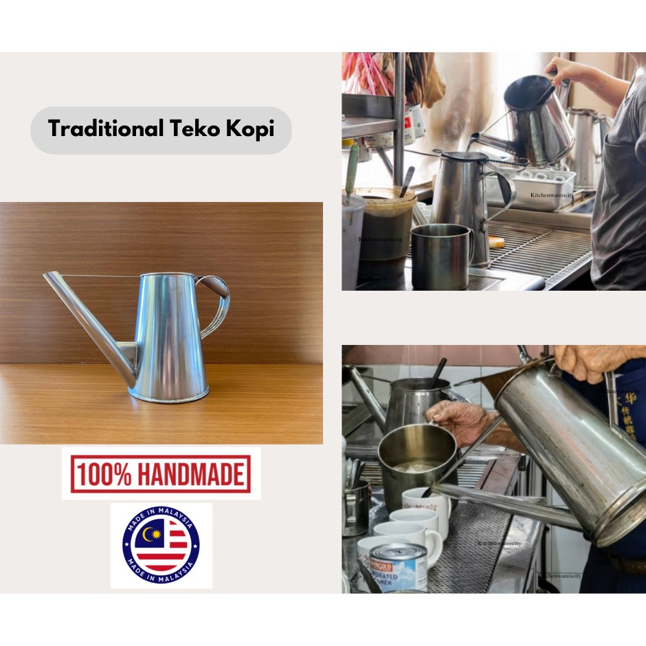 Stainless Steel Thai Tea Pot / Kettle Tea / Pull Tea Teapot / Teko Teh ...