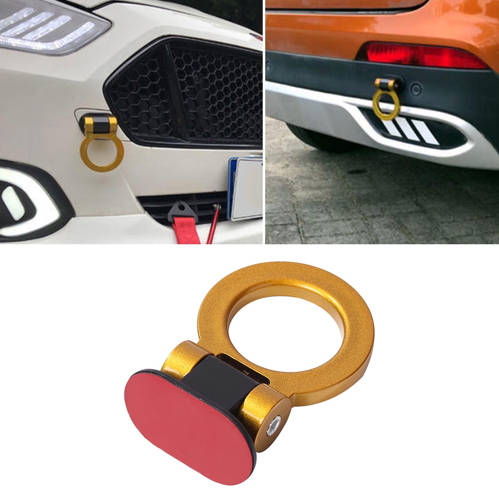 Universal Dummy Car Trailer Hook 180 Degree Rotation ABS Racing Ring ...