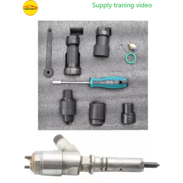 For CAT 320D Excavator Common Rail Injector Disassemble Armature Lift ...