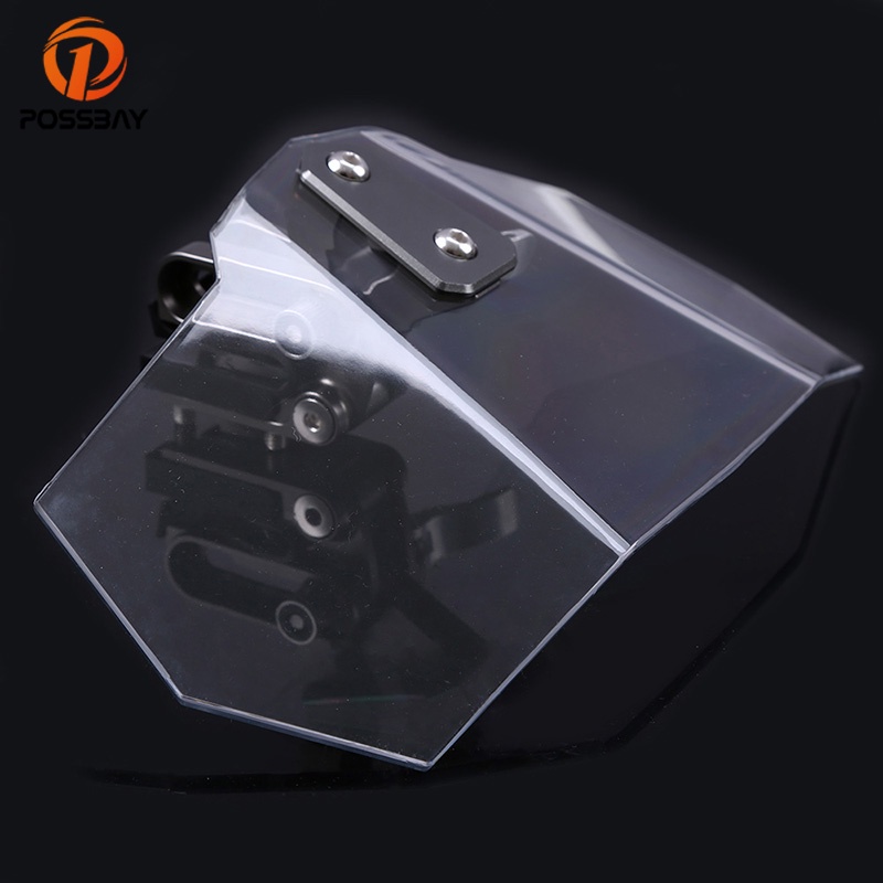 POSSBAY Motorcycle Windscreen Wind Deflector Simple Fit for Honda ...