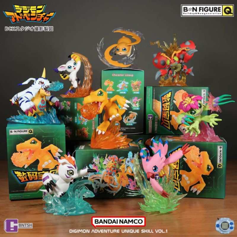 Bandai BN Figure Q Digimon Adventure Skill Performance Series Full Set ...