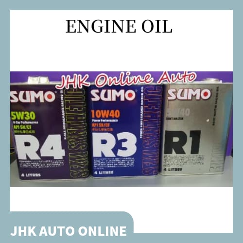 SUMO JAPAN ENGINE OIL(10W40R3)(5W30R4)(5W40R1) 4LITRES FULLY SYNTHETIC ...