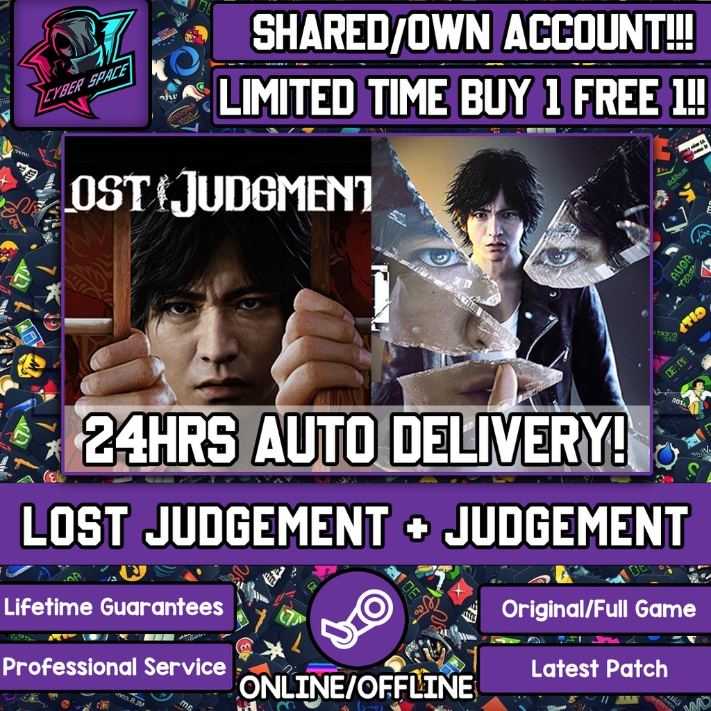 Lost Judgement + Judgement Bundle [Auto Delivery] [Steam Online ...
