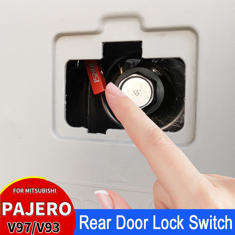 For V97 V93 V87 Mitsubishi Pajero Trunk Escape Lock Device Shogun Rear ...