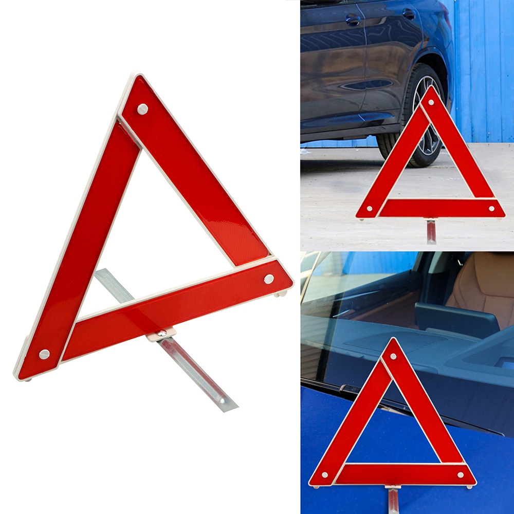 LEEPEE Emergency Hazard Sign Car Triangle Warning Sign Reflective Stop ...