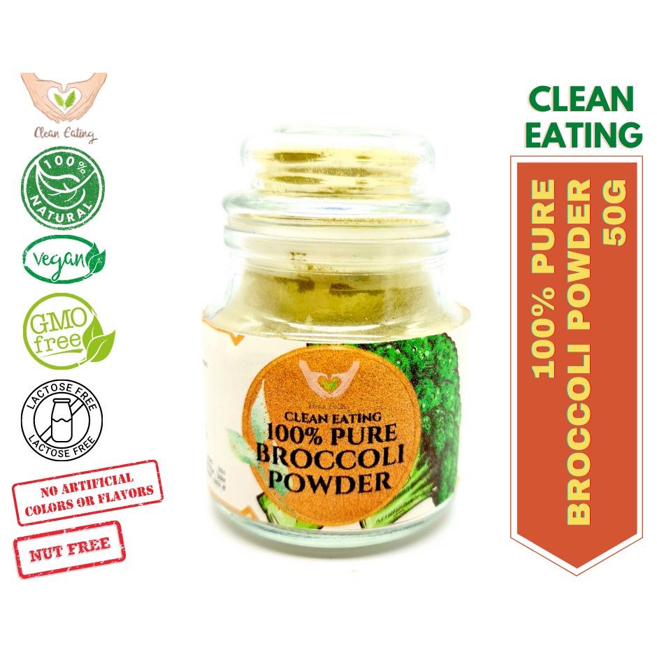 Clean Eating 100% pure Brocolli powder 50g | Shopee Malaysia