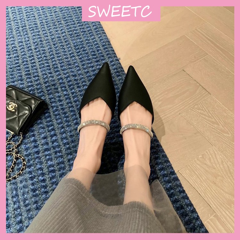 SWEETC Kasut raya perempuan Raya Heels 2024 kasut tinggi Plus Size43 ...