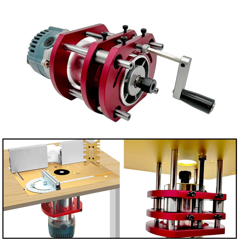 Router Lift 65mm Universal Trimming Machine Router Lift Table Base For ...