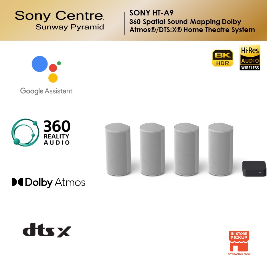 360 Spatial Sound Mapping Dolby Atmos Home Theatre System HT-A9 ...