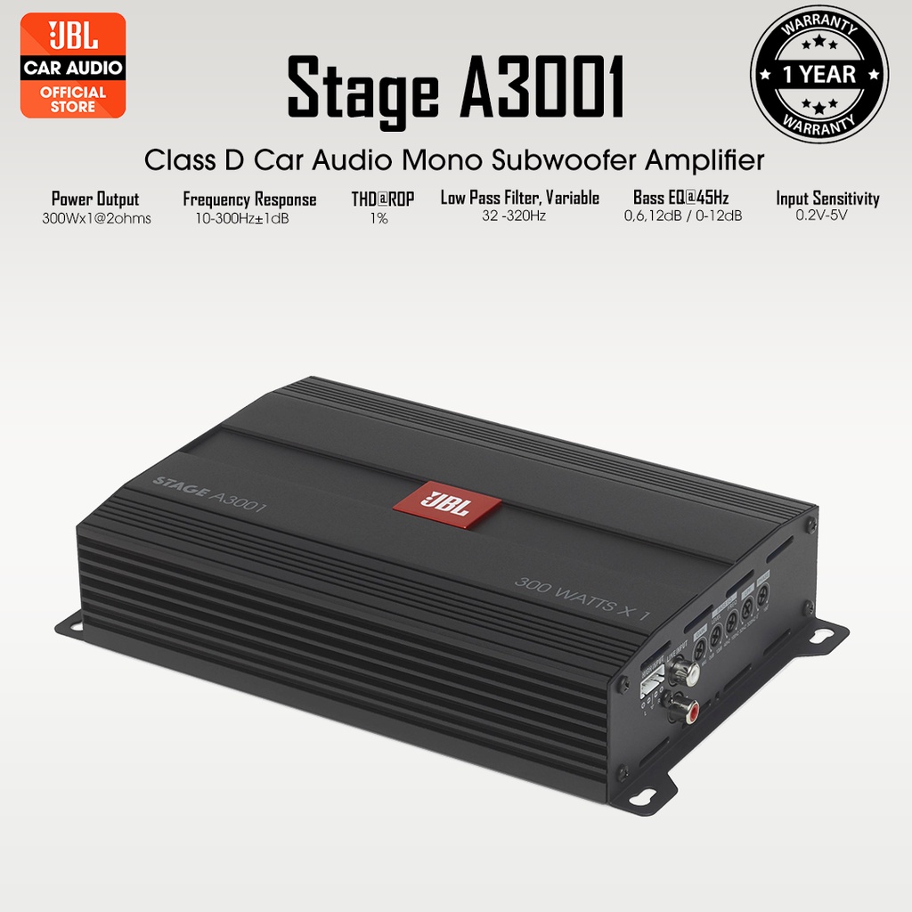 JBL Stage A3001 - Class D Mono Channel Amplifier | Shopee Malaysia