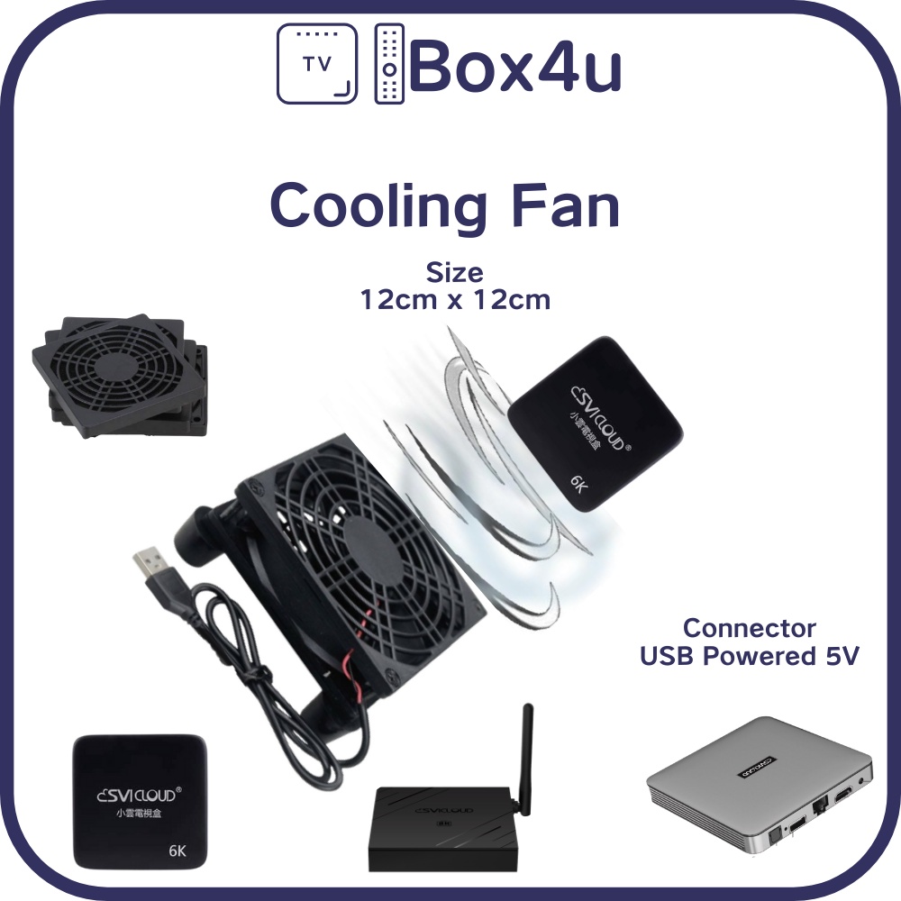 12cm x 12cm Single Cooling Fan External Cooler Stand For Router / Modem ...