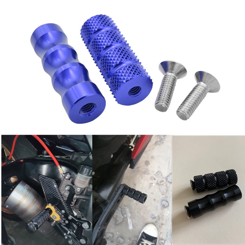 Motorcycle M6 6mm CNC Racing Gear Shift Lever Peg Brake Pedal Shifter ...