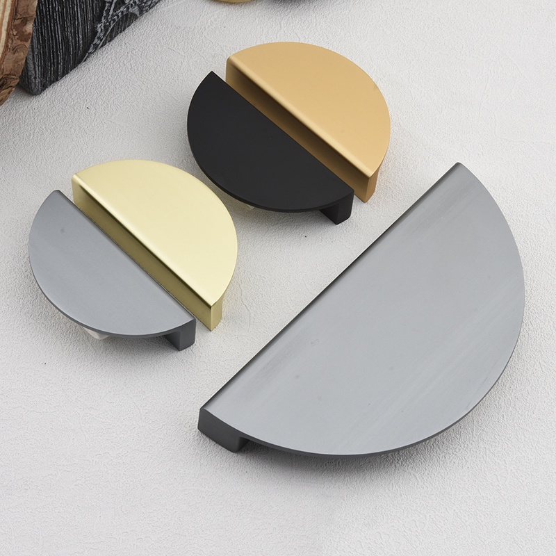 Modern simple round cabinet, wardrobe profile handle, janou furniture ...