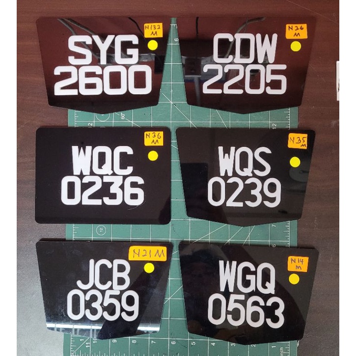 NOMBOR PLAT STANDARD FANCY | Shopee Malaysia