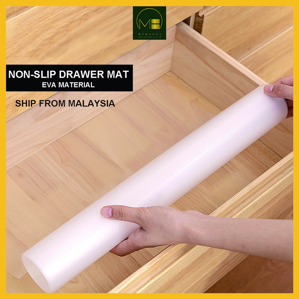 Drawer Mat Cabinet Anti Slip Mat EVA Material Drawer Liner Alas Laci ...