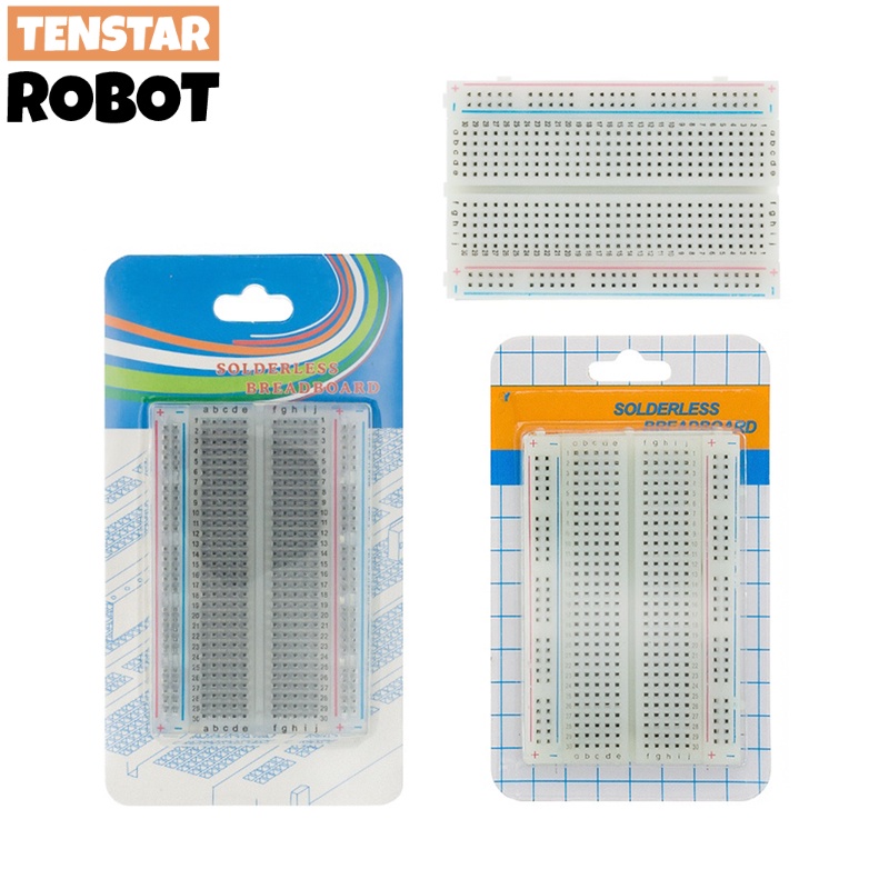400 holes Points Solderless 8.5CM x 5.5CM PCB Breadboard Mini Universal ...