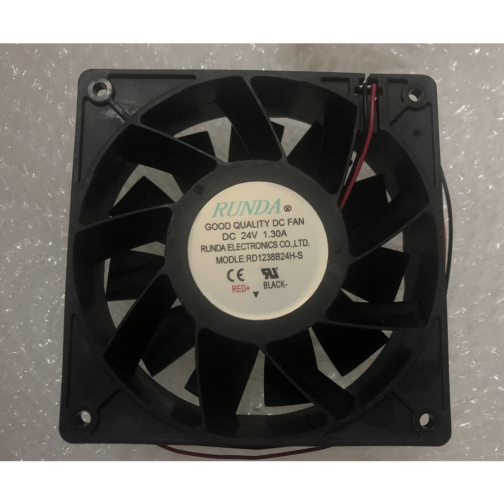 Genuine RUNDA RUNDA RD1238B24H-S 12038 24V1.30A Inverter Cooling Fan ...