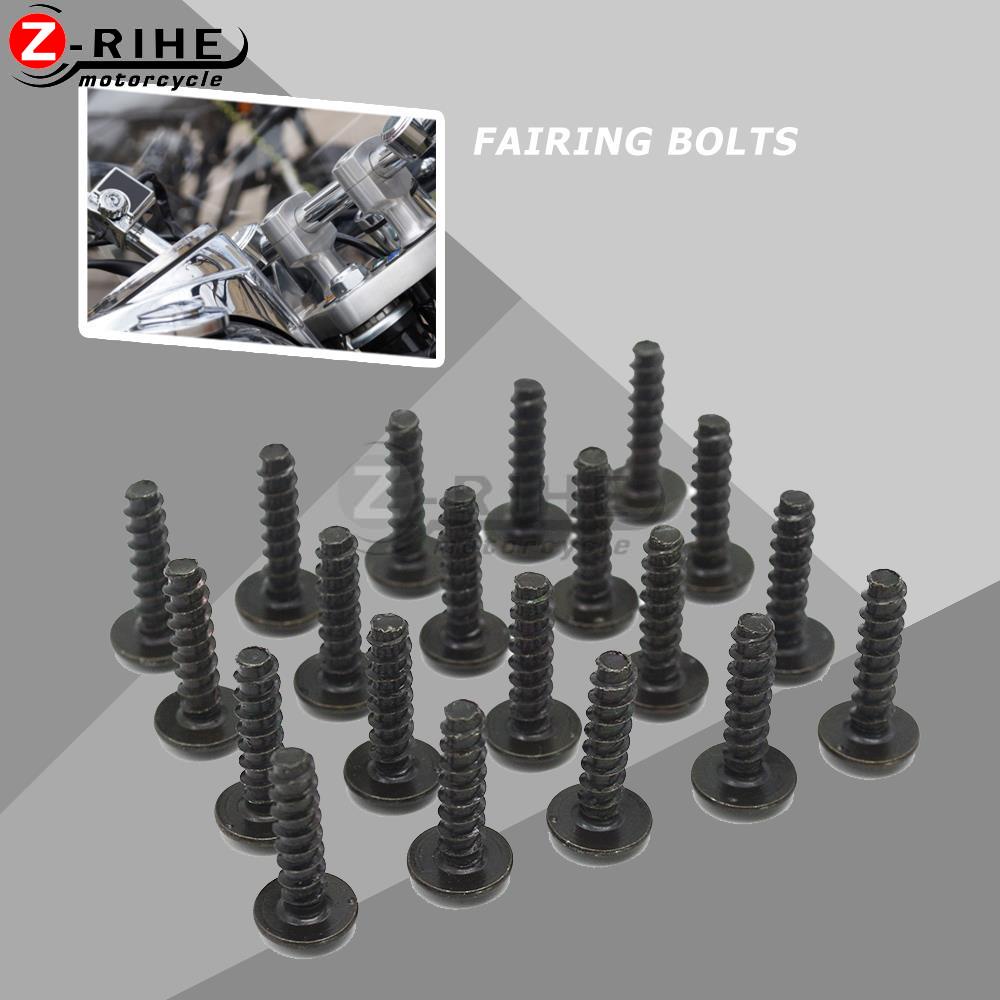 20PCS/Set CNC Alloy M5 Fairing Bolts Kit Bodywork Screws Nut Motorcycle ...