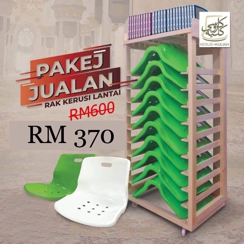 [PROMOSI] RAK KERUSI MASJID /KERUSI KULIAH | Shopee Malaysia