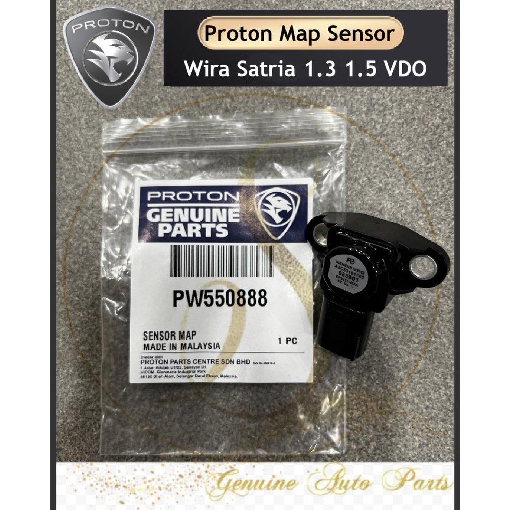 (100% ORIGINAL) PW550888 Map Sensor Proton Wira Satria 1.3L 1.5L 4G13 ...