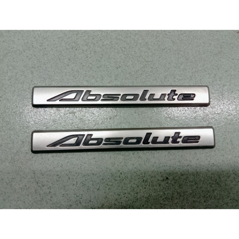 Honda Stream Rn5 Absolute Emblem Logo For Fender (1Set, Original ...