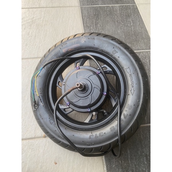 hm motor 60v 2000wattt slim dualphase motor with tyre | Shopee Malaysia