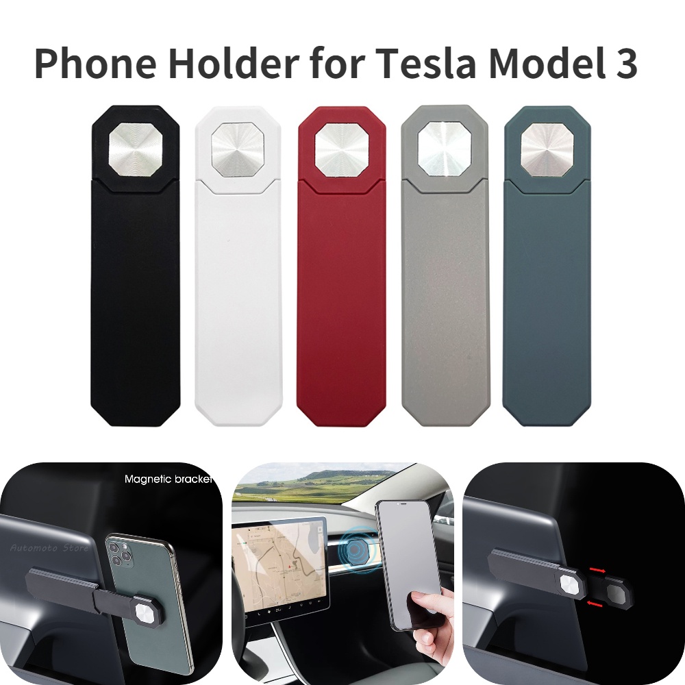Auto Phone Holder Magnetic Touch Screen Side Phone Mount Adjustable ...