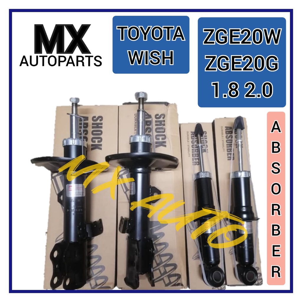 SAIKO SHOCK ABSORBER TOYOTA WISH 1.8 / 2.0 ZGE20 ZGE20W ZGE20G ZGE21G ZGE25 ( FRONT / REAR ...