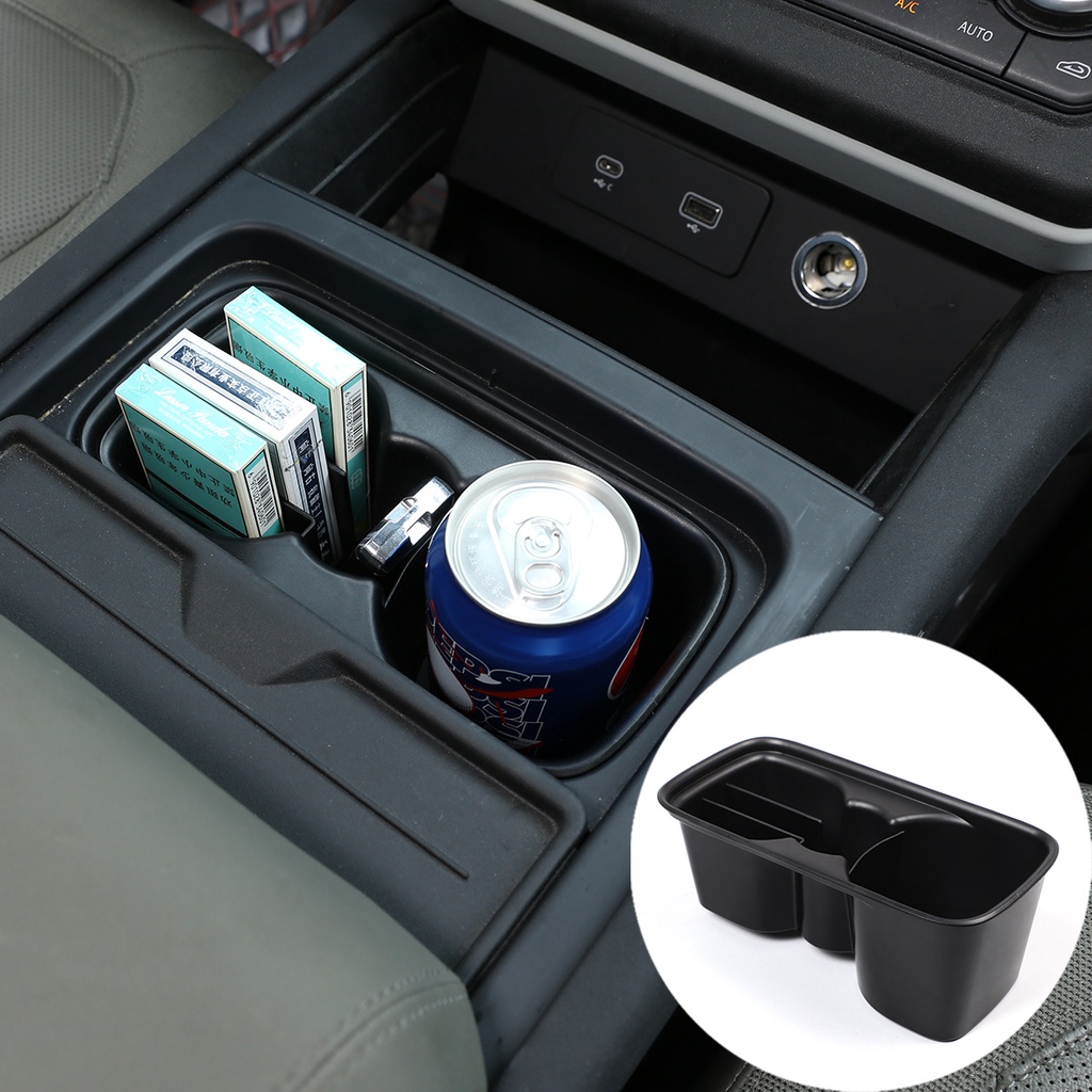 Car Center Console Water Cup Holder Beverage Bottle Holder Coin Tray ...