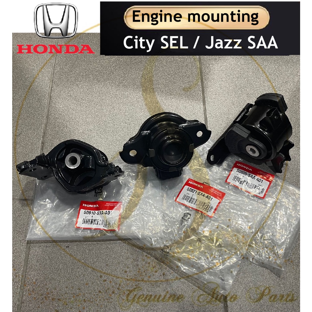 (100% ORIGINAL JAPAN) HONDA CITY SEL JAZZ SAA IDSI VTEC ENGINE MOUNTING SET 2003-2008 50821 ...