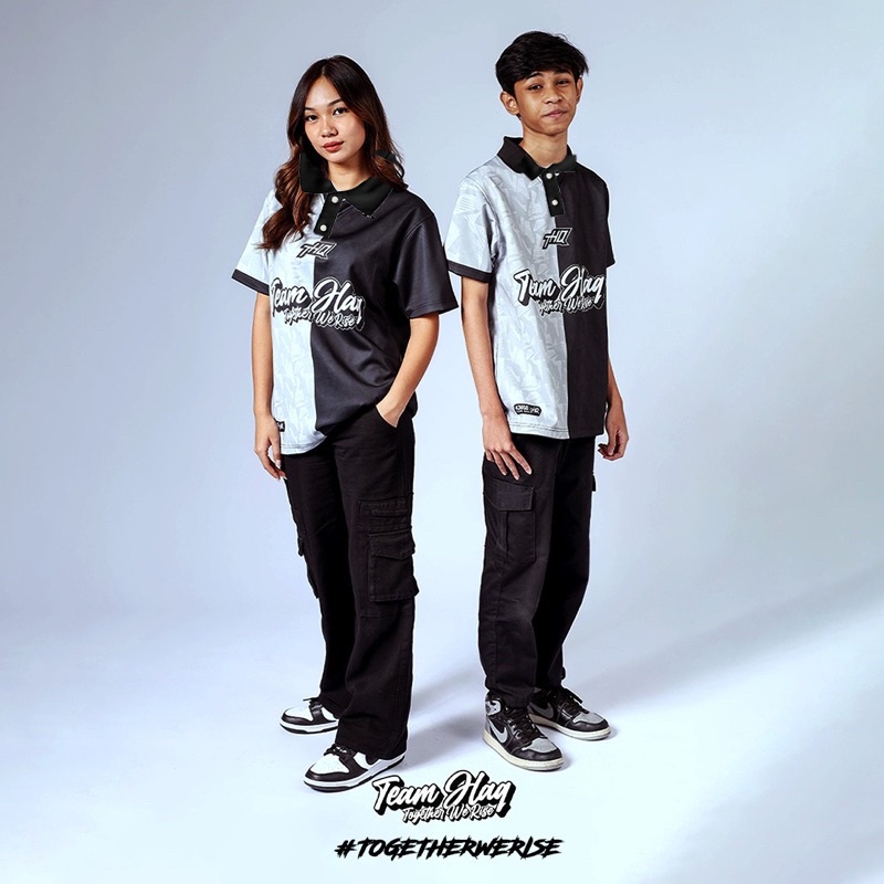 TEAM HAQ OFFICIAL RETRO JERSEY【POLO collar】 | Shopee Malaysia
