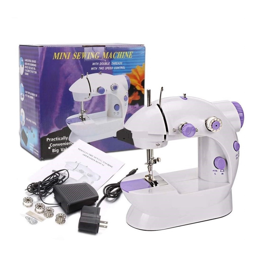Mesin Jahit MINI Sewing Machine Portable Mini Sewing Machine with Foot ...