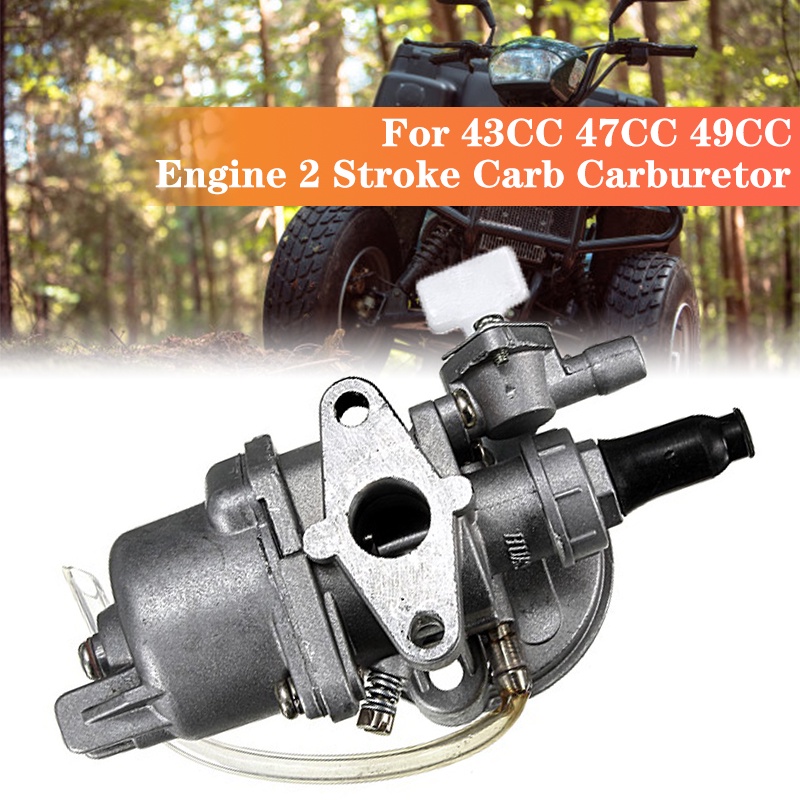 43CC 47CC 49CC Engine 2 Stroke Carb Carburetor For Rocket Mini Chinese ...