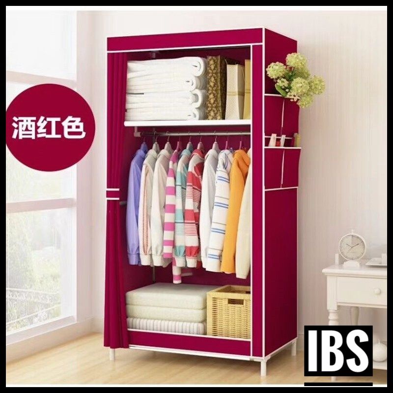IBS Clothes Rack Almari Baju Alamari Pakaian Wardrobe | Shopee Malaysia