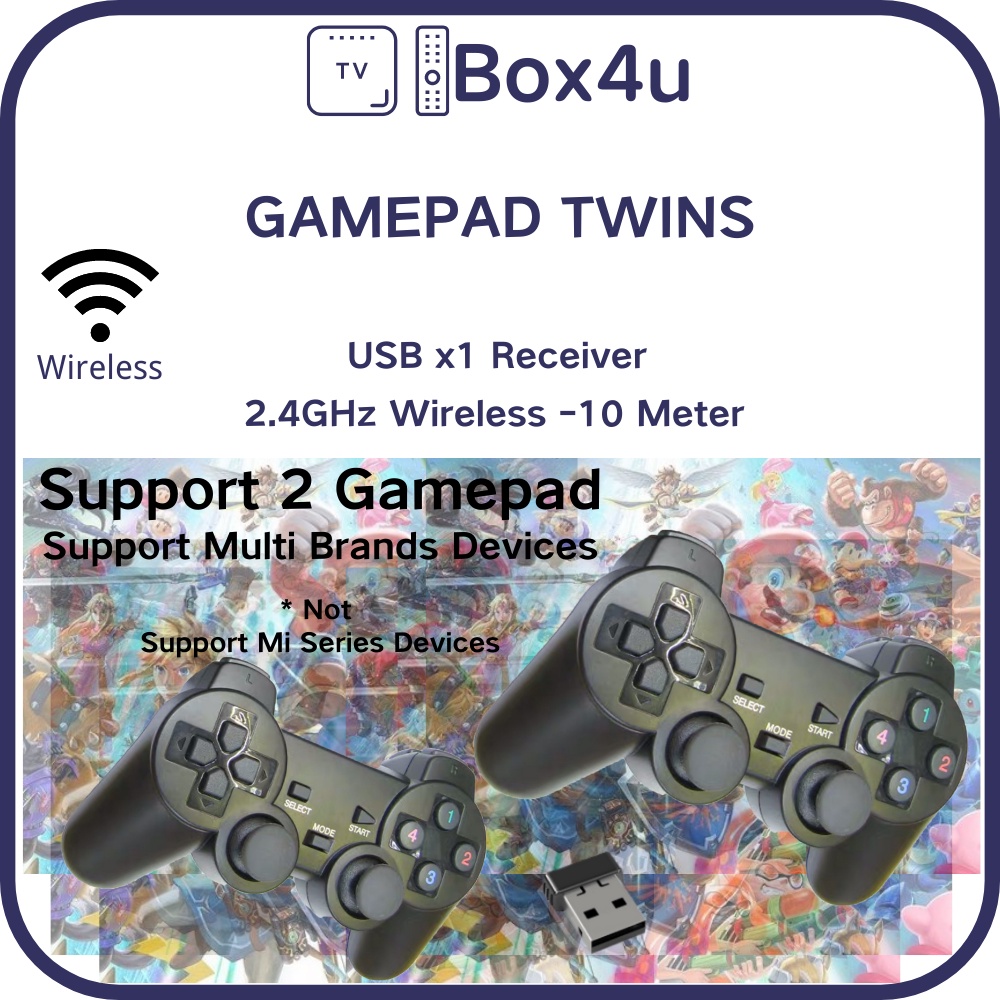 USB TWIN WIRELESS Vibration Controller FOR PC/ TV BOX | Shopee Malaysia