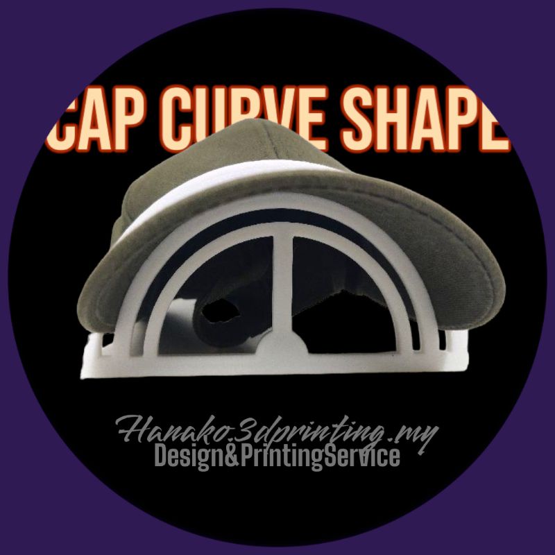 [3dprint] Cap Curve Shape Bender Curving Brim Tool Baseball Adult Kids ...