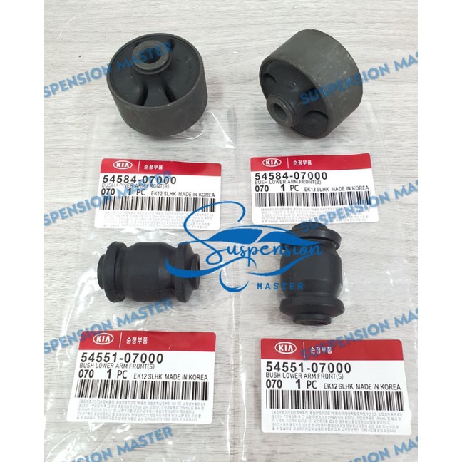 4 IN 1 SET - FRONT LOWER ARM BUSH SET - 54584-07000/ 54551-07000 - KIA ...