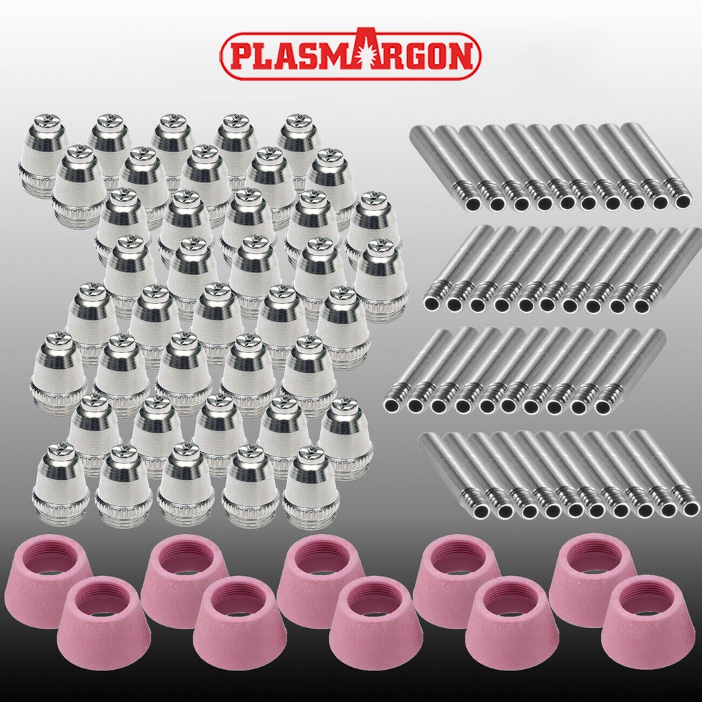 90pcs Ag60 Air Plasma Cutter Torch Sg55 Cutting Consumables Cut 40 50