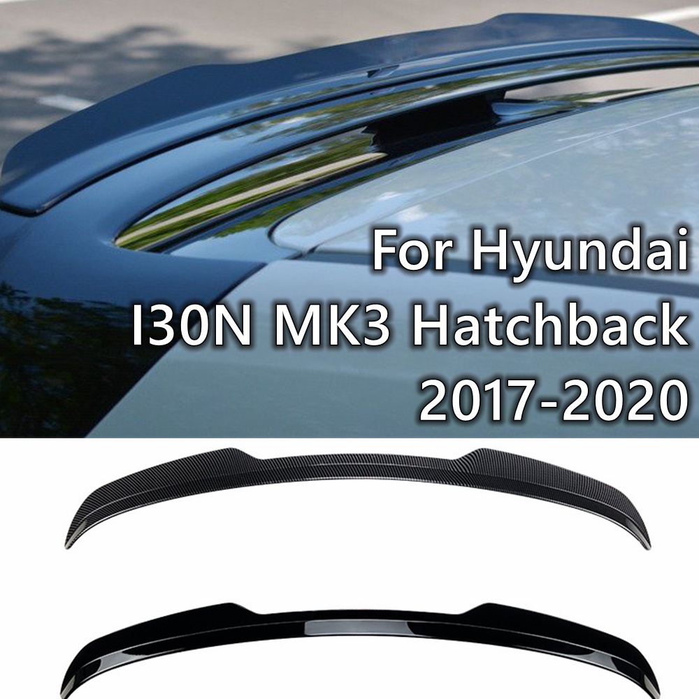 Gloss Black ABS Rear Spoiler Cap Roof Wing for Hyundai I30 N MK3 I30N ...