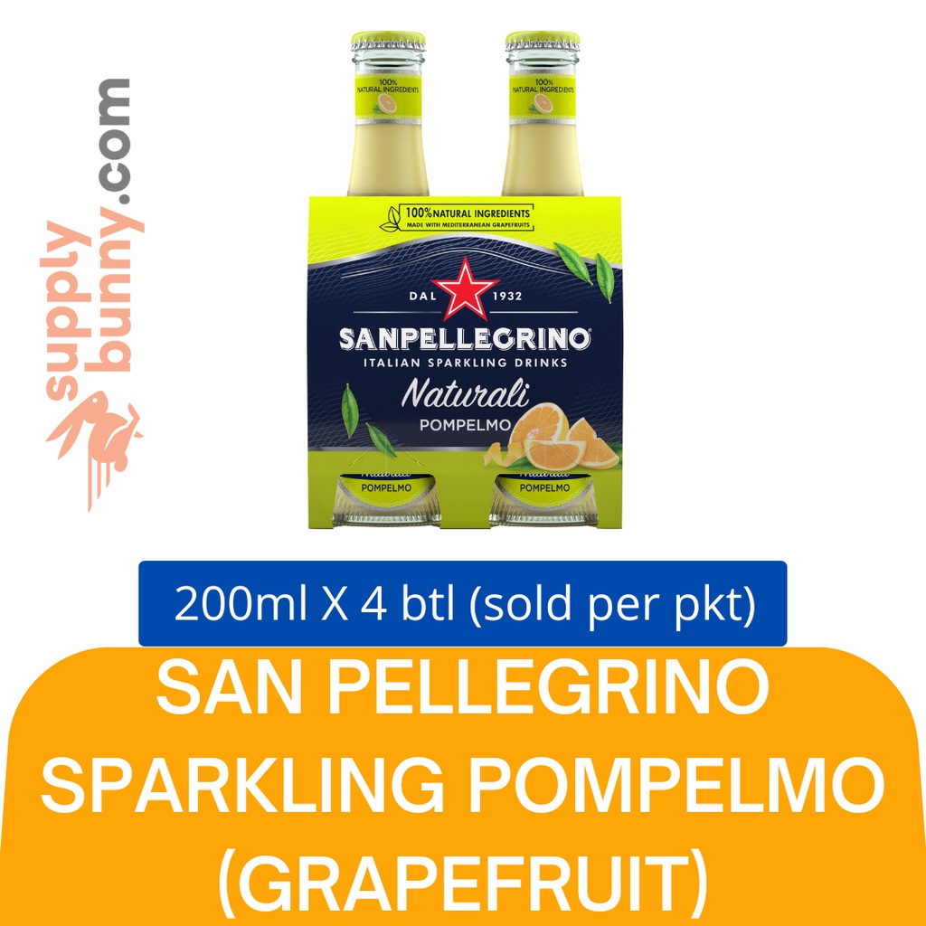 KLANG VALLEY ONLY! San Pellegrino Sparking Pompelmo (Grapefruit) GLASS ...